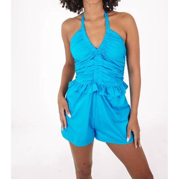 Day + Moon | Pants & Jumpsuits | New Day Moon Halter Neck Romper In ...